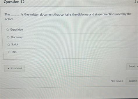 Question 12 1 F The Is The Written Document StudyX