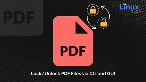 How To Add And Remove Passwords From Pdf Files On Linux