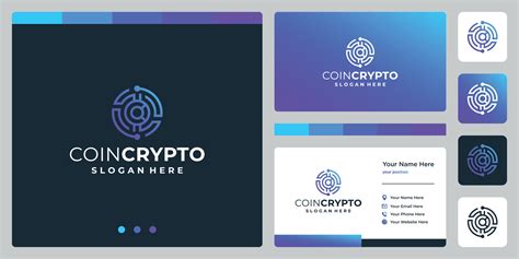 Crypto Coin Logo Template With Initial Letter C Vector Digital Money Icon Block Chain