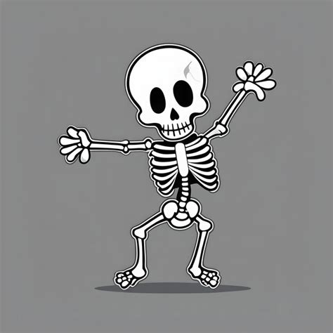 Premium Photo Cute Skeleton Couple