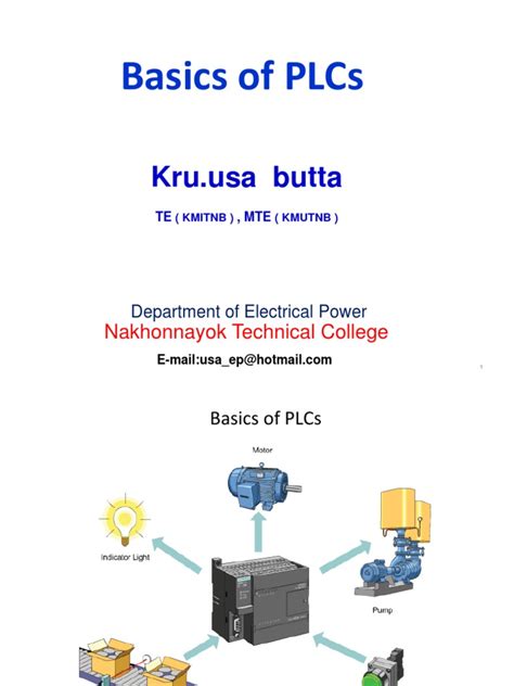 basic plcs pdf programmable logic controller computer hardware
