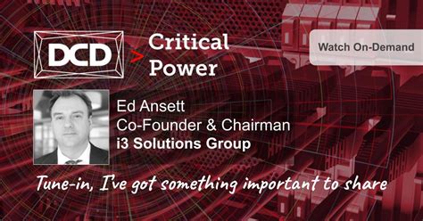 Keynote Is Adaptable Redundant Power Sparking A New Paradigm For The Design And Operation Of