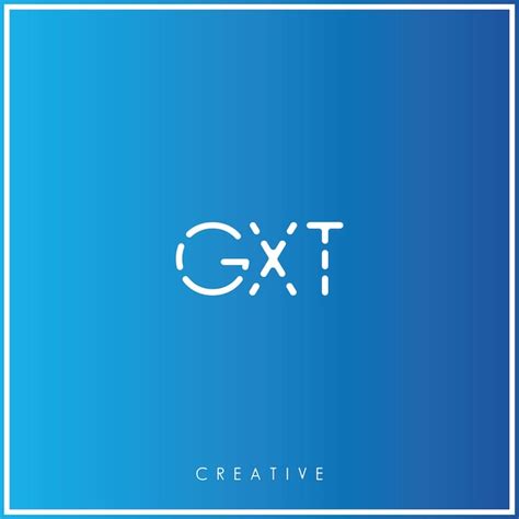 Premium Vector Gxt Premium Vector Latter Logo Design Creative Logo Vector Illustration