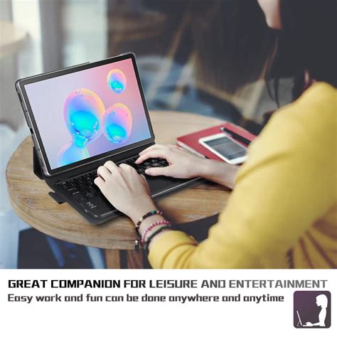 Чехол для планшета с клавиатурой для Samsung Galaxy Tab S6 10 5 дюймов T860 T865 чехол для