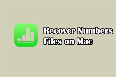 How To Recover Numbers Files On Mac 3 Solutions Here