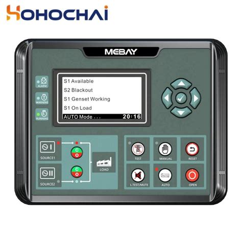 สวตชควบคมโมดล LCD จอแสดงผล Mebay สวตชไฟคตวควบคม ATS520เครองกำเนดไฟฟาดเซล ATS