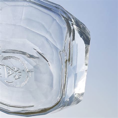 Custom Make Crystal Empty Xo Brandy Bottle 700ml With Cork Top Embossed