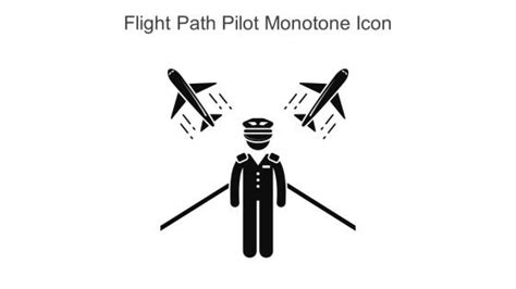 Flight Path Icon PowerPoint Presentation And Slides PPT PowerPoint SlideTeam