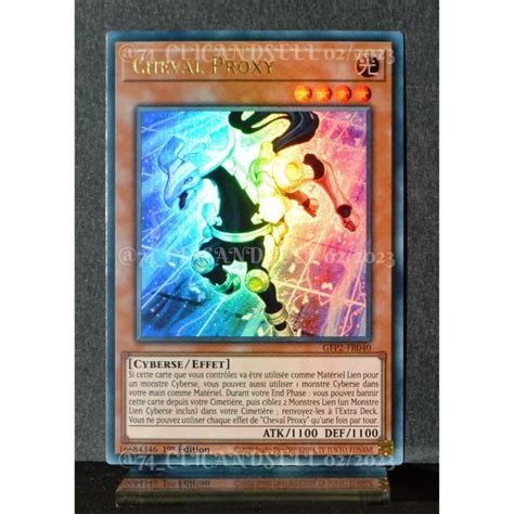 Carte YU GI OH GFP2 FR040 Cheval Proxy NEUF FR Cdiscount Jeux Jouets