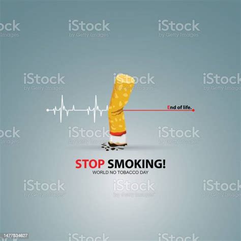 หยุดสูบบุหรี่ วันที่ 31 พฤษภาคม วันงดสูบบุหรี่โลก ไม่รับรู้วันสูบบุหรี่ พิษของบุหรี่ เวกเตอ