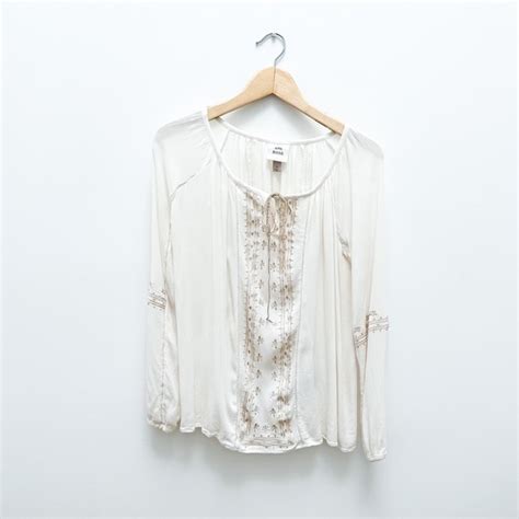 Knox Rose Tops Knox Rose Boho Peasant Blouse Poshmark