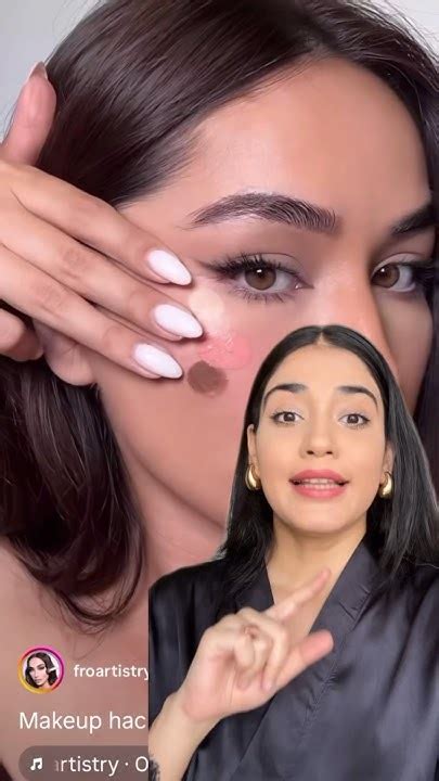 Easy Makeup Hack For Beginners 😍🫶🏻 Makeuphack Makeuptutorial Makeupshorts Trending Youtube