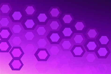 Premium Ai Image Gradient Purple Hexagonal Background