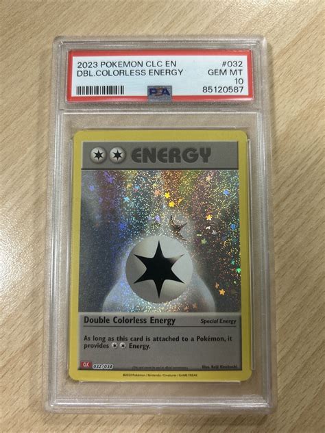 Pokémon Tcg Double Colorless Energy Clb Pokemon Trading Card Game