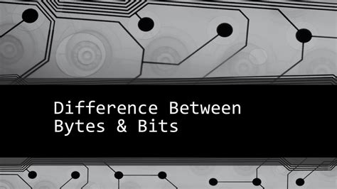 What Is The Difference Between Bytes And Bits Info About Bits And
