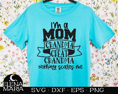 Mom Grandma Great Grandma Svg Mothers Day Svg Png Dxf Cricut Etsy