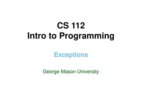 George Mason University Ppt Download