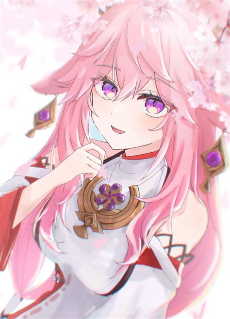 Happy Yae Miko 佐倉朔🎨🌸 Ryaemikoshrine