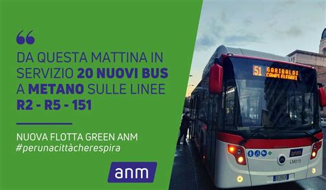 ANM Napoli Da Oggi In Servizio 20 Nuovi Bus A Metano Istituzioni24 It