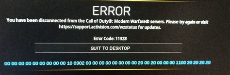 Fixed Warzone Error Code 11328 Modern Warfare