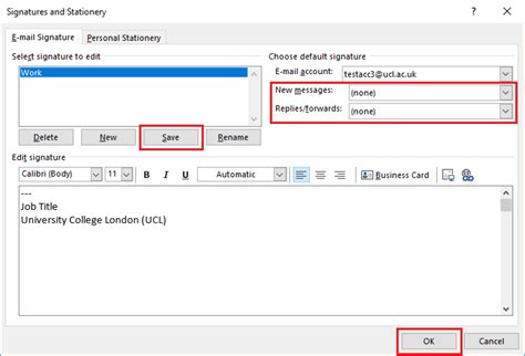 Add A Signature In Outlook 2016 For Windows Information Services Division UCL University