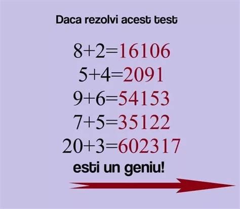 Dacă rezolvi acest test eşti un geniu Femina ro