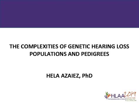 The Complexities Of Genetic Hearing Loss Populations And