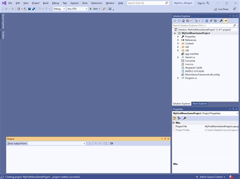 Creating A Monogame 371 Project In Visual Studio 2019 Tutorials