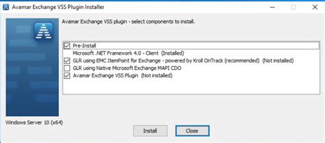 Avamar How To Configure Standalone Exchange Vss Plugin Dell Haiti