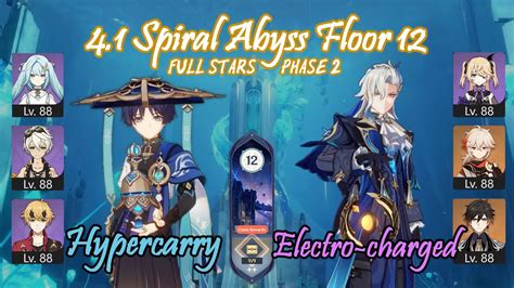 C2 Wanderer Hypercarry C0 Neuvillette EC 4 1 Spiral Abyss Floor 12 Genshin Impact YouTube