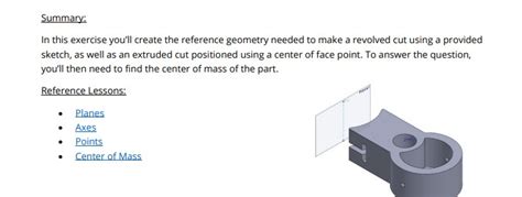 Summary In This Exercise You Ll Create The Reference Chegg