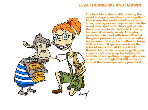 Thornberrys Eliza And Darwin By Sunnyarts On Deviantart