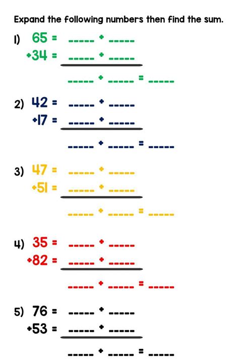 628561 Addition Using Expanded Form Marrianne