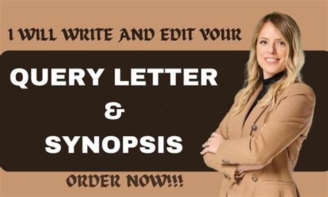 Write And Edit Your Query Letter Synopsis Book Proposal Manuscript