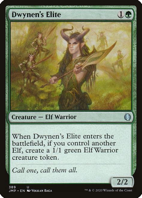 Dwynens Elite · Jumpstart Jmp 389 · Scryfall Magic The Gathering