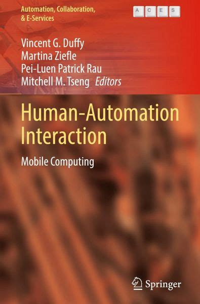 Human Automation Interaction Fachbuch Bücher De