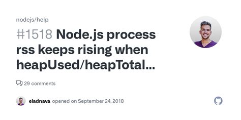 Nodejs Process Rss Keeps Rising When Heapusedheaptotal Does Not