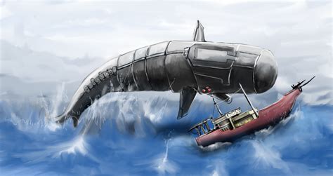 Cyborg Sperm Whale By Crowsrock On Deviantart