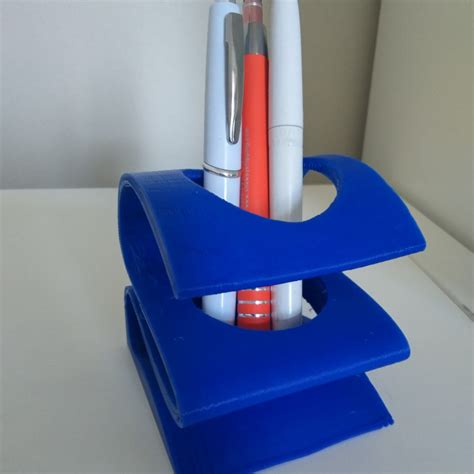 3d Printable Spline Pen Holder By Federico Fuga