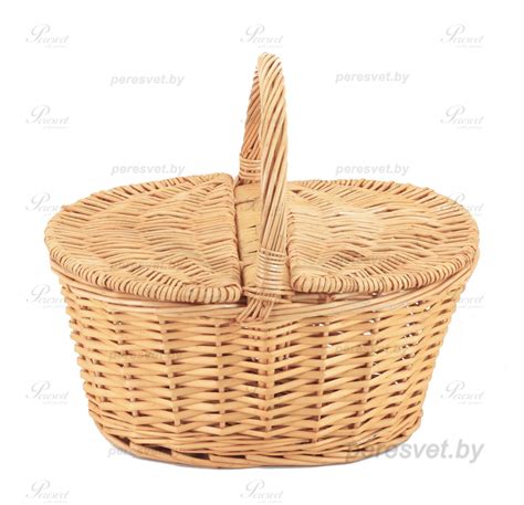 Корзина плетеная из лозы Пикник от производителя купить Корзины и лотки лоза и ротанг в