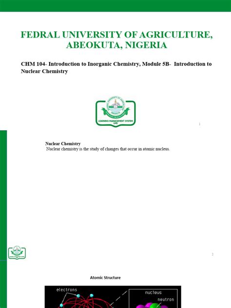 Chm 104 Introduction To Inorganic Chemistry Module 5b Introduction Download Free Pdf