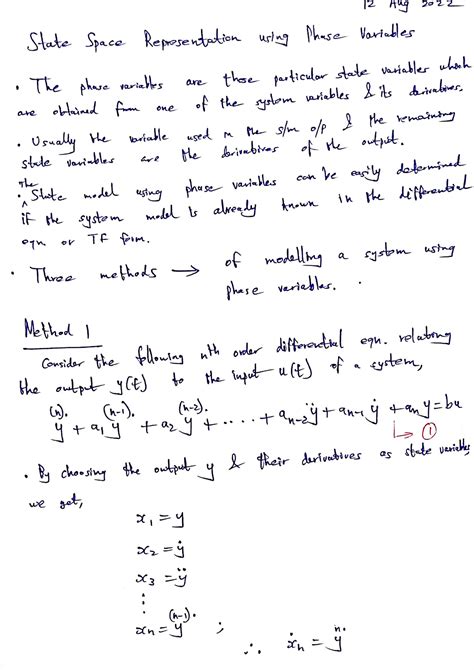 Lecture Notes Advanced Control Systems Studocu