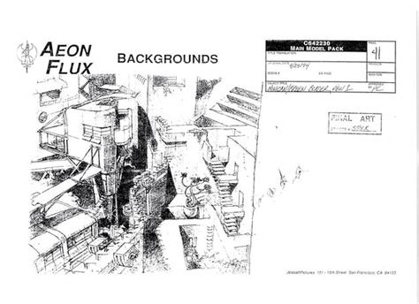 Aeon Flux 1991 95 Part 3 Model Sheets Turnarounds Character