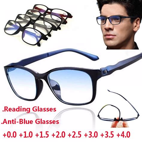 Blue Light Blocking Reading Glasses Men Women Presbyopia Eyeglasses