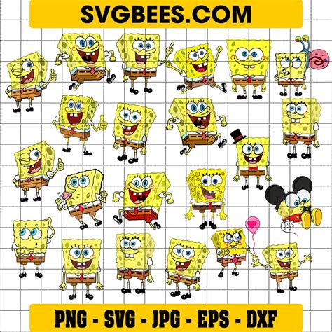 Spongebob Squarepants Cartoons Svg Svgbees
