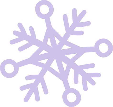 Premium Vector Hand Drawn Snowflake