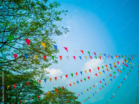 Colorful Flags Colorful Party Decorations Small Triangular Flags To