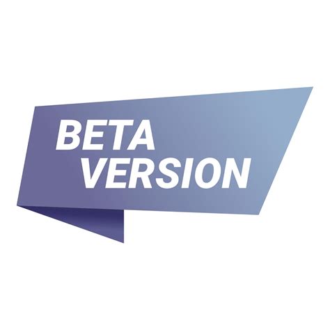 New Beta Version Icon Cartoon Vector Computer Upgrade 16810429 Vector