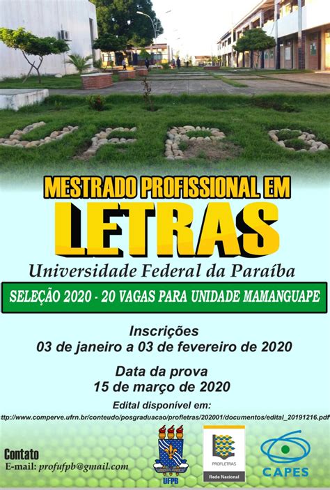 PROFLETRAS lança novo edital do Exame Nacional de acesso ao Mestrado Profissional Lendo e