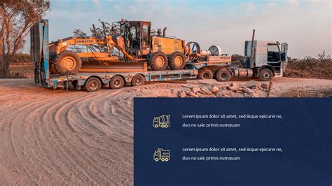 Heavy Equipment The Best Powerpoint Templatesconstruction